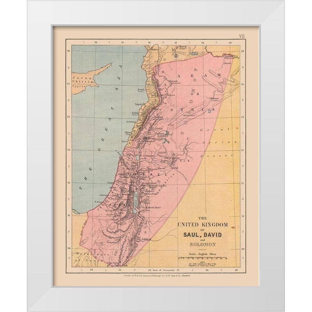 Case 20x24 White Modern Wood Framed Museum Art Print Titled - United ...