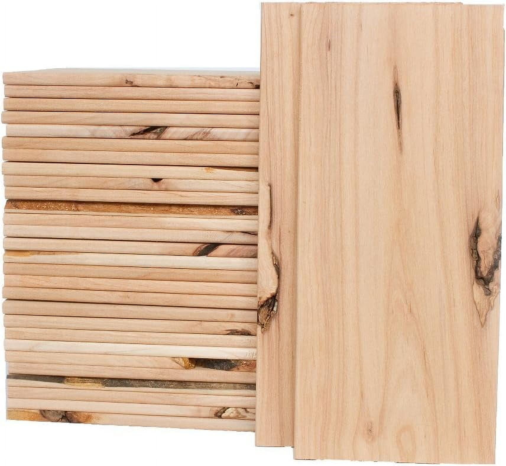 Case of 30 Medium-Sized 5" x 11" Alder Grilling Planks - Great Size for ...