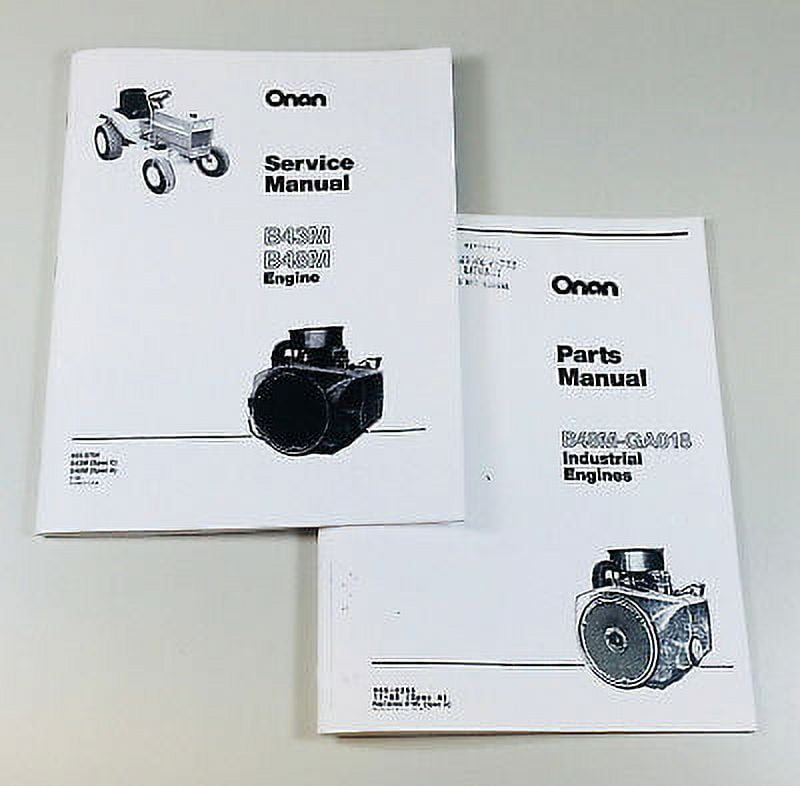 Case 448 Garden Tractor Onan B48M 18Hp Engine Service Parts Manual ...