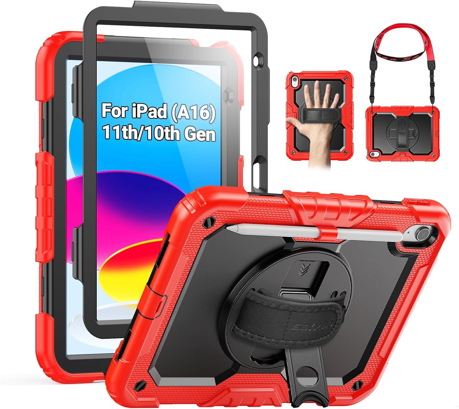 Case for (A16) 11th/10th Generation 2025/2022 (11?/10.9?), Sturdy Full ...