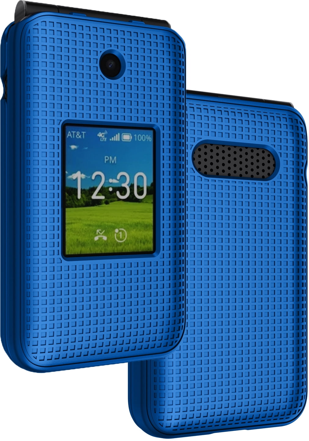 Slim Hard Shell Case for AT&T Cingular Flex 2/Cricket Debut, Cobalt ...