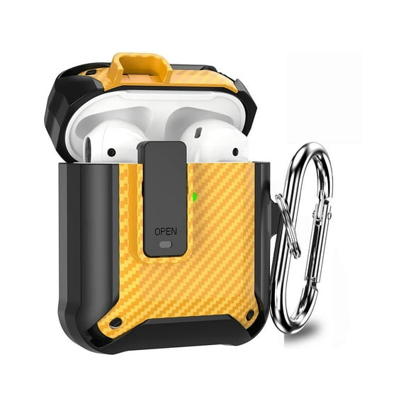 Case for Airpods 2 & 1 Cover with Automatic Secure Lock Clip ...