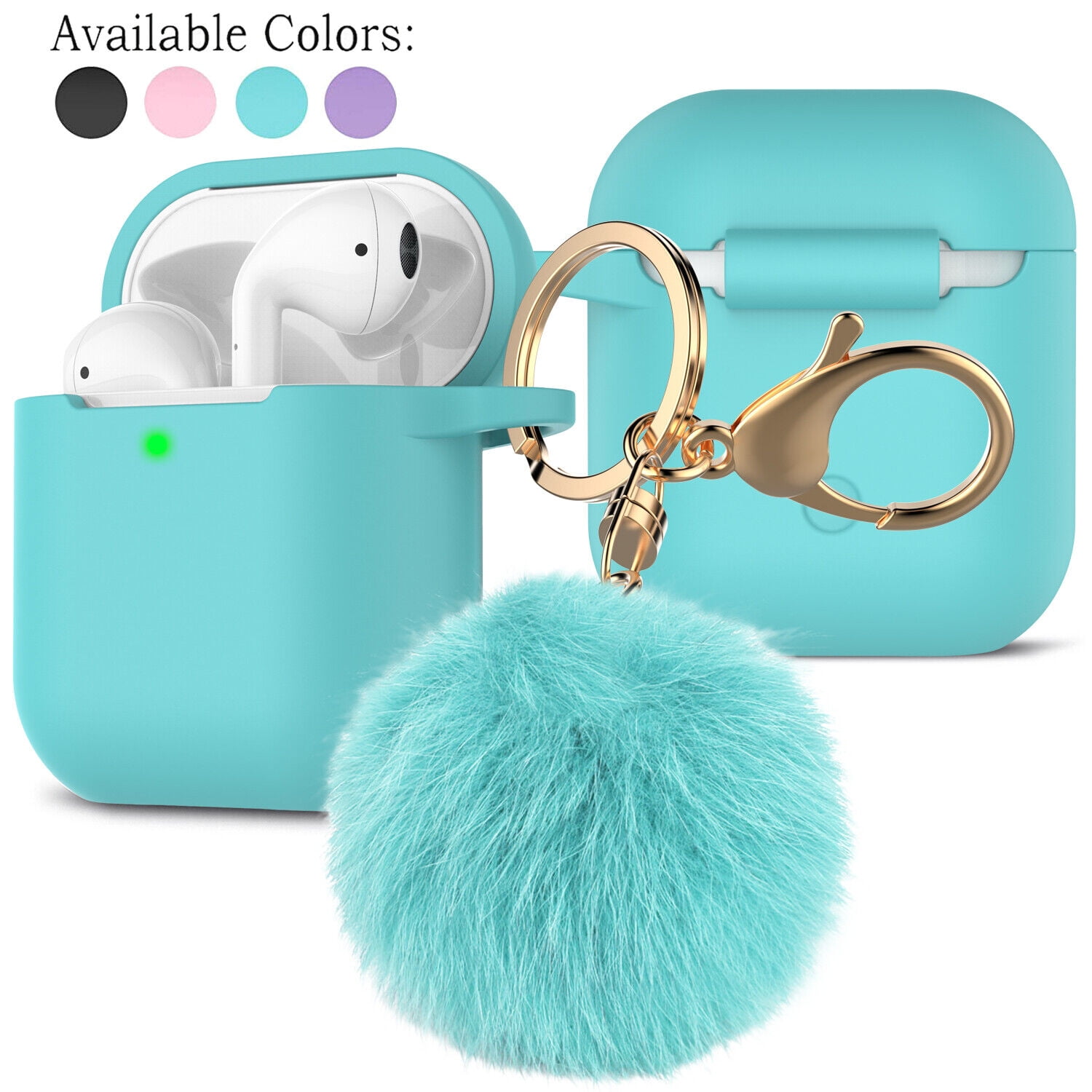 Case for Airpods, Airpod Case Cover for Apple Airpods 2&1 Charging Case ...