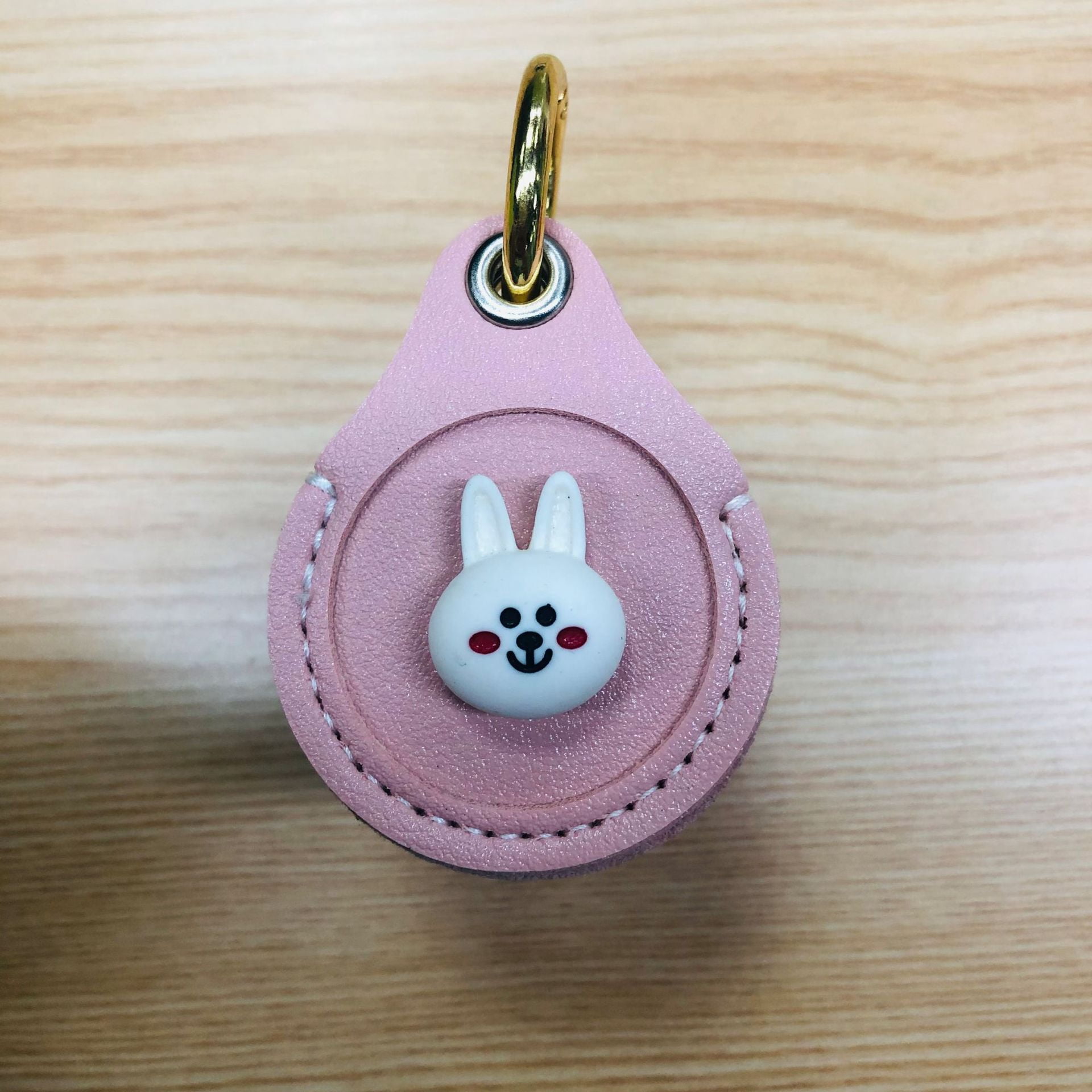 Case for Airtag, Leather Protective Cute Cartoon Characters Airtags ...
