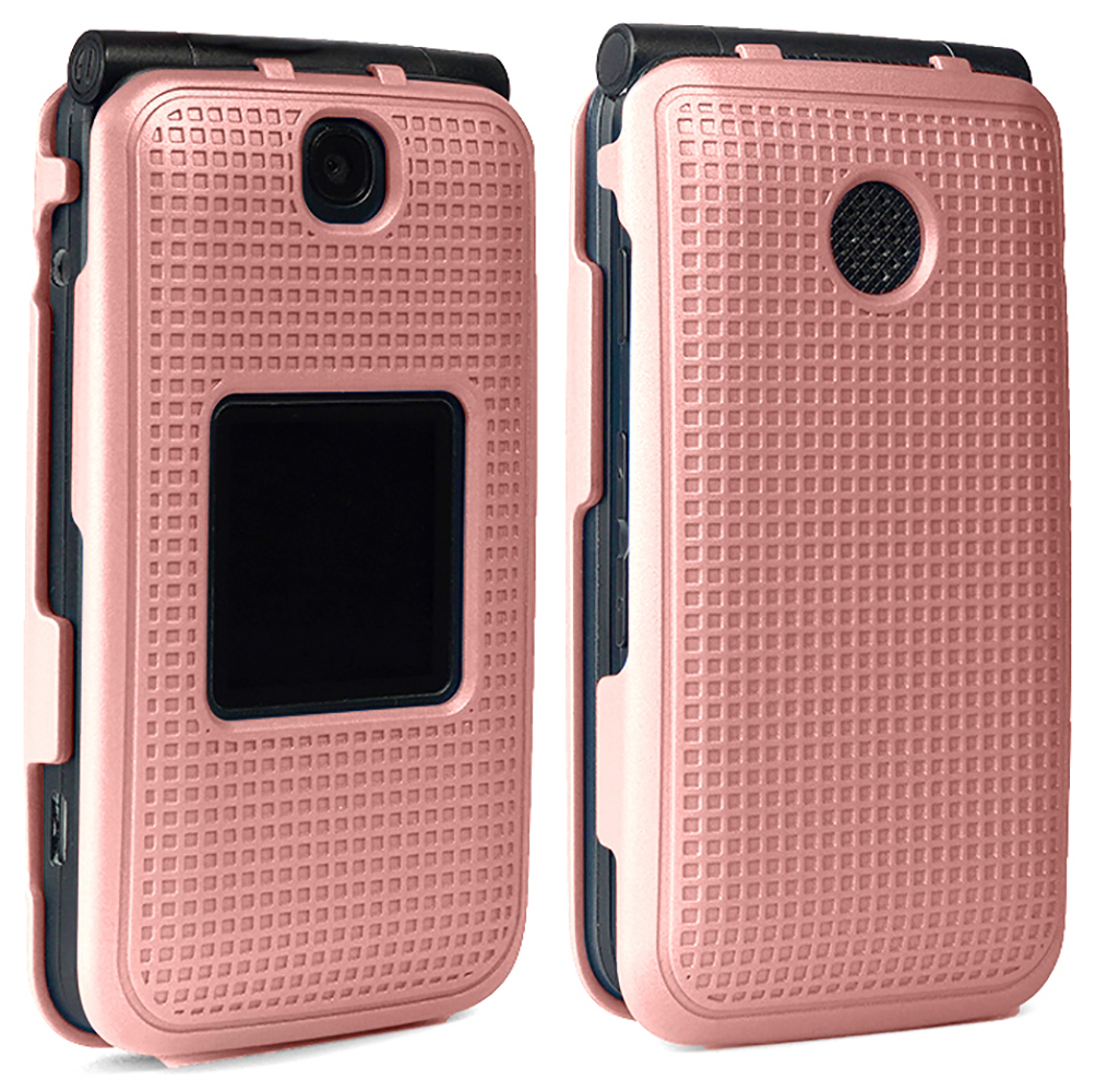 Case for Alcatel Go Flip V, Nakedcellphone Protective Hard Cover [Grid ...