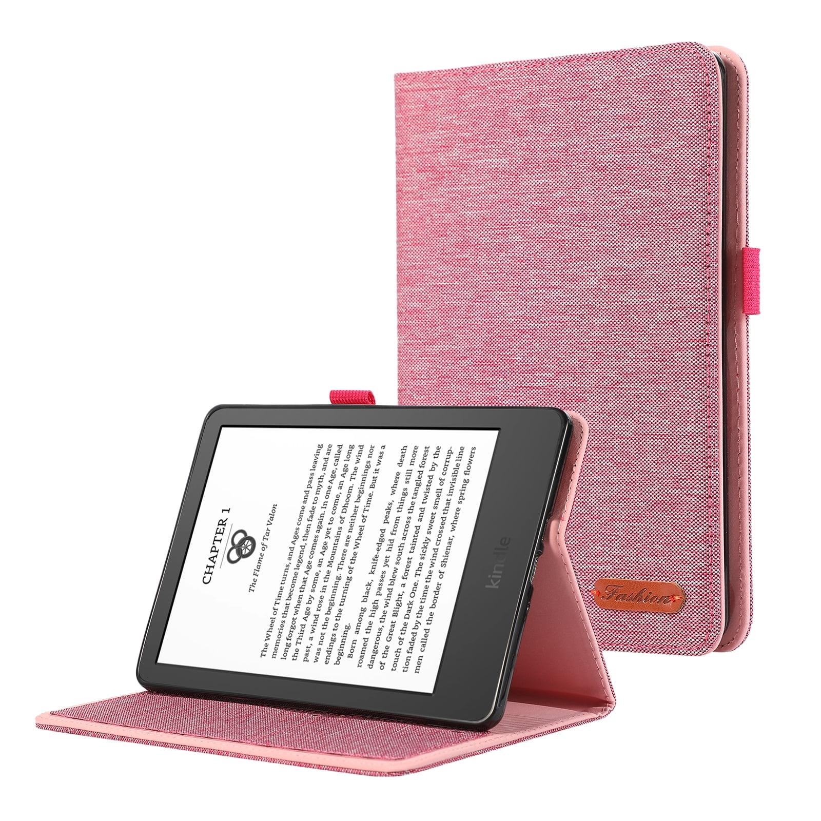 Case for Amazon Kindle 6 Inch 2024, Cloth Texture Business Tablet Cover ...