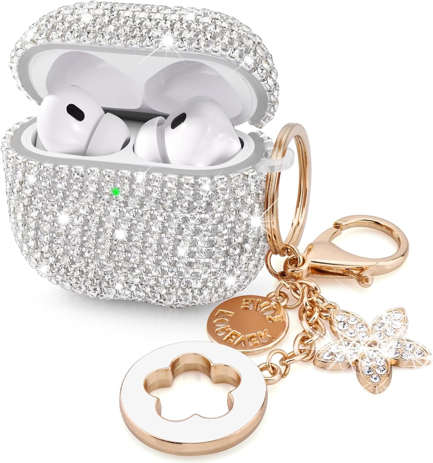 Case for Apple Airpods Pro 3 Case Cover 2025, Bling Jewerly Airpods ...