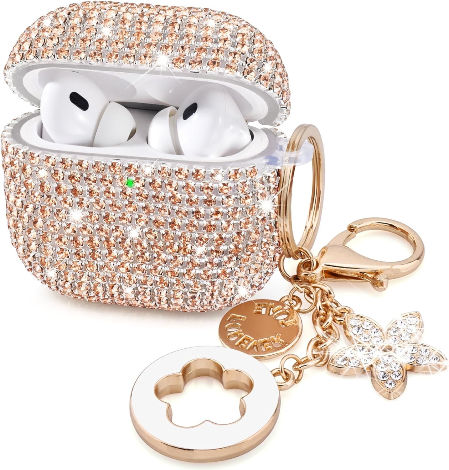 Case for Apple Airpods Pro 3 Case Cover 2025, Bling Jewerly Airpods ...