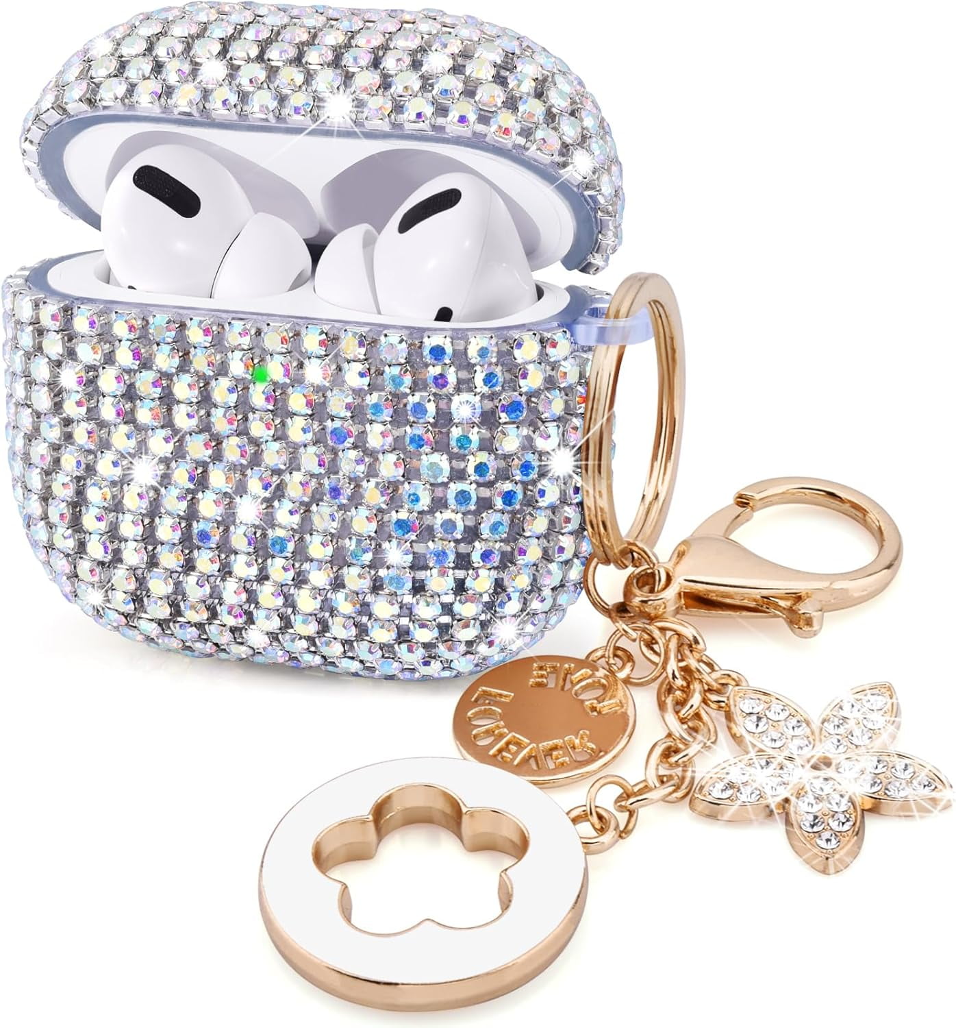 Case for Apple Airpods Pro 3 Case Cover 2025, Bling Jewerly Airpods ...