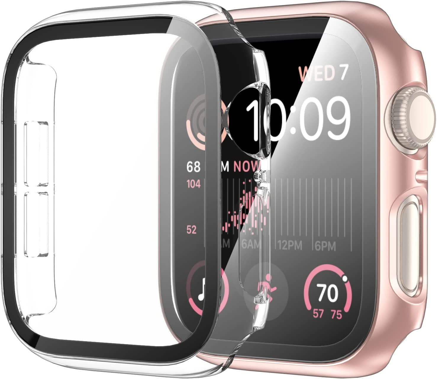 Case for Apple Watch SE 2022 Series 6 5 4 SE 2019 with Screen Protector ...