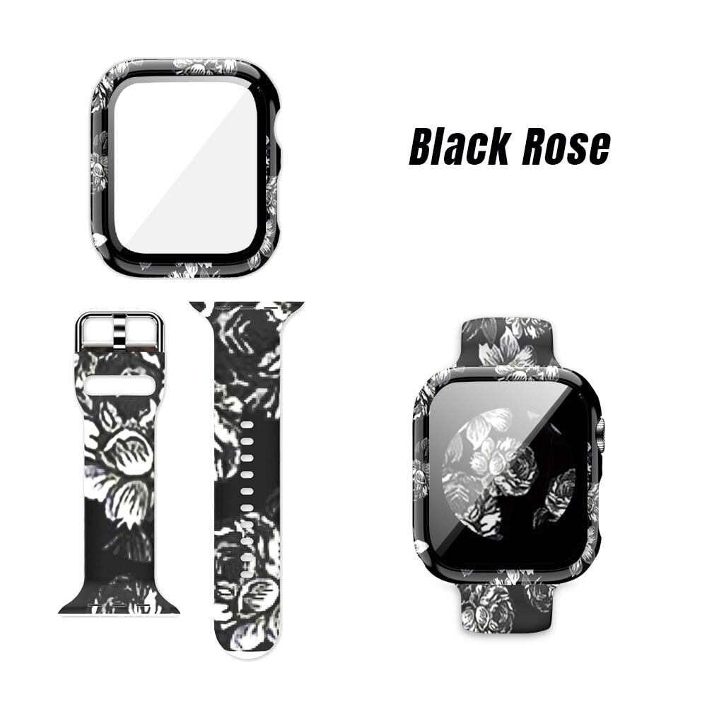 Case+Bands for Apple Watch Band 44mm with Screen Protector Cover, Glass ...