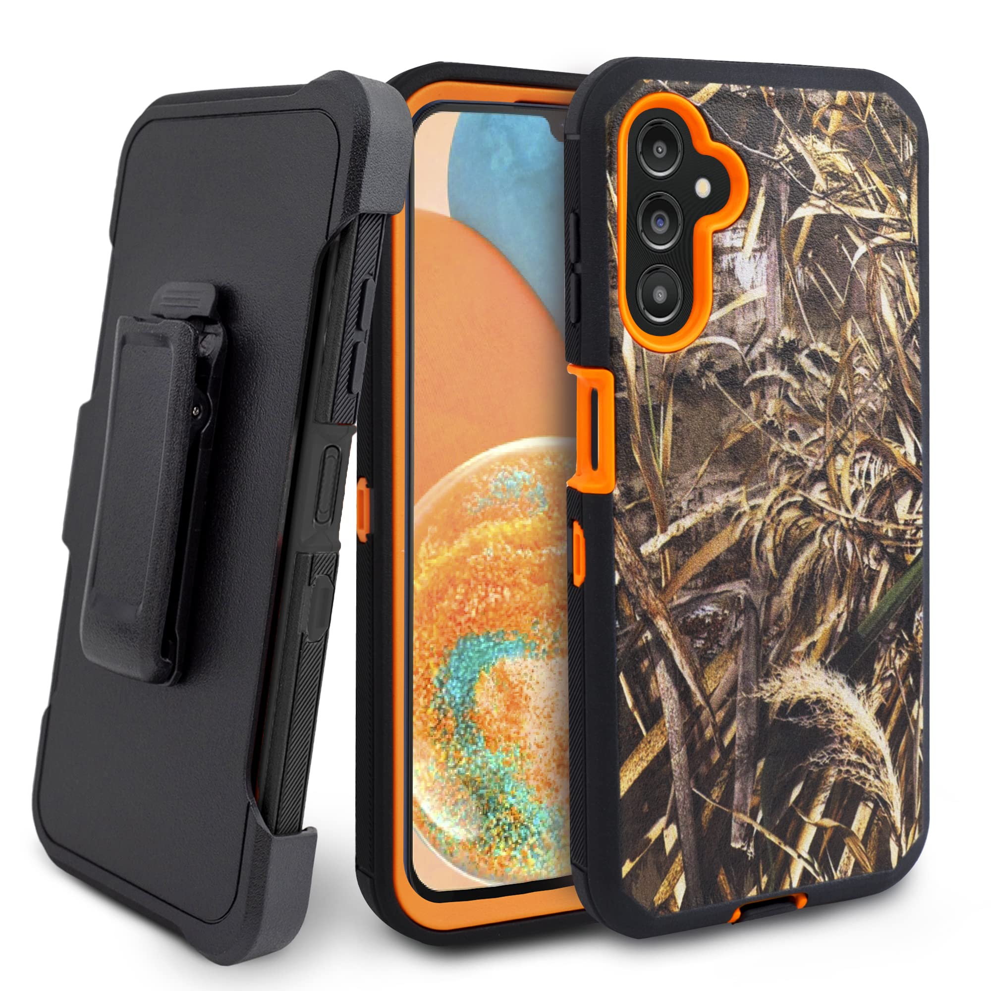 Case with Belt-Clip Holster for Galaxy A14 5G Drop Full Body Rugged ...
