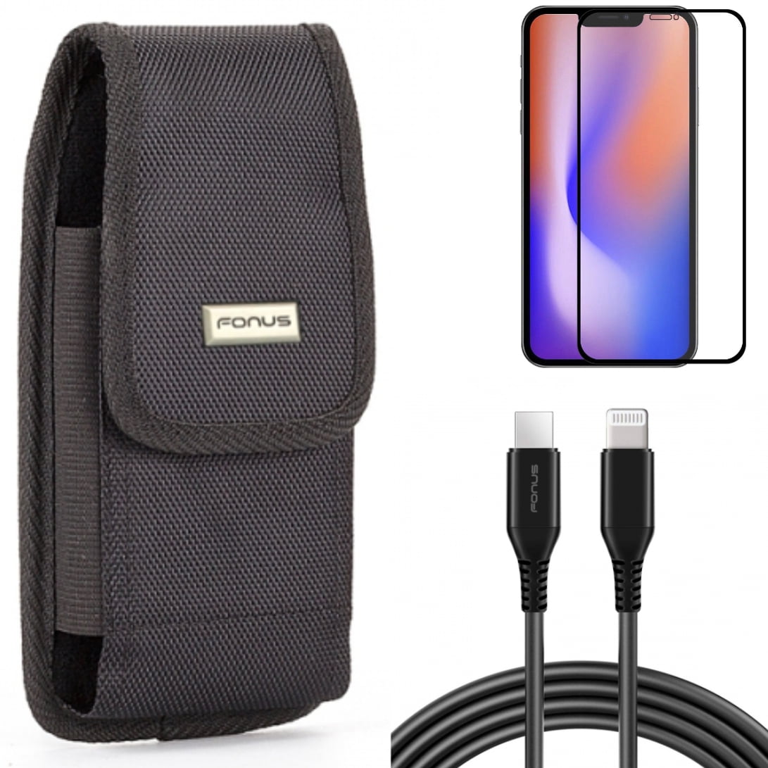 Case Belt Clip & Screen Protector & 10ft PD Cable for iPhone 13,Pro ...