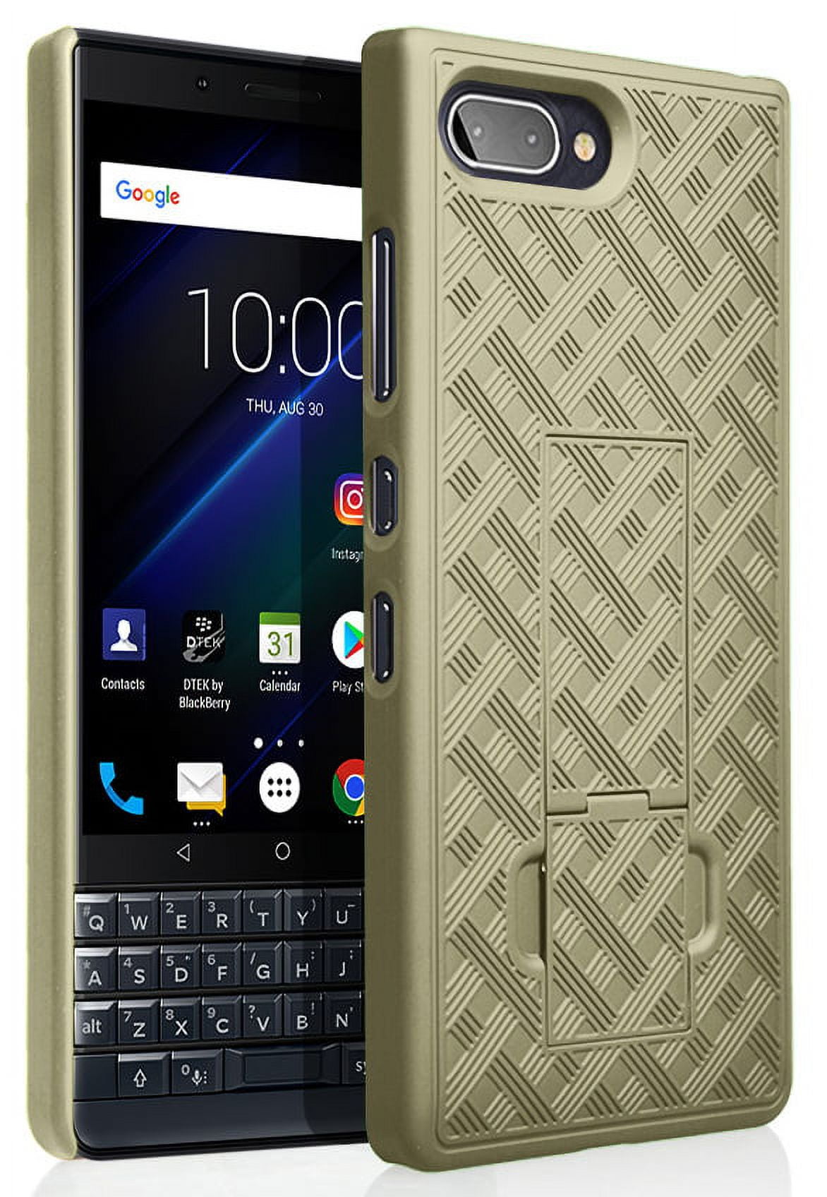 Case for BlackBerry Key2 LE, Nakedcellphone [Champagne Gold] Slim ...