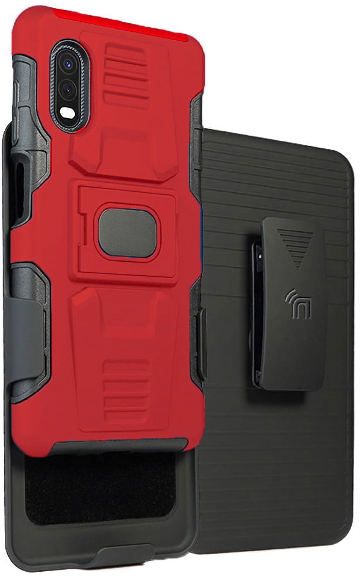 Case and Clip for Galaxy XCover Pro, Nakedcellphone Rugged Ring Grip ...