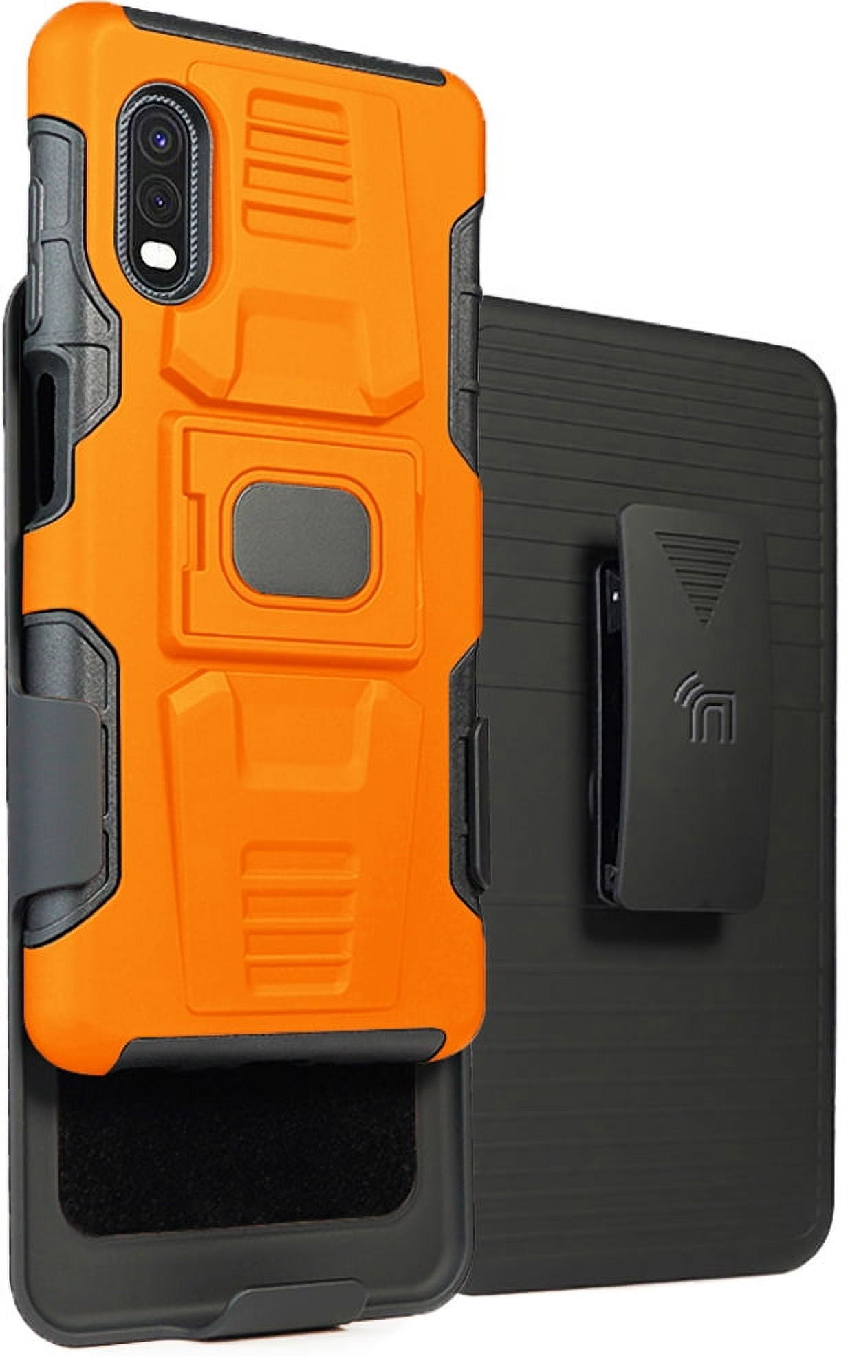Case and Clip for Galaxy XCover Pro, Nakedcellphone Rugged Ring Grip ...