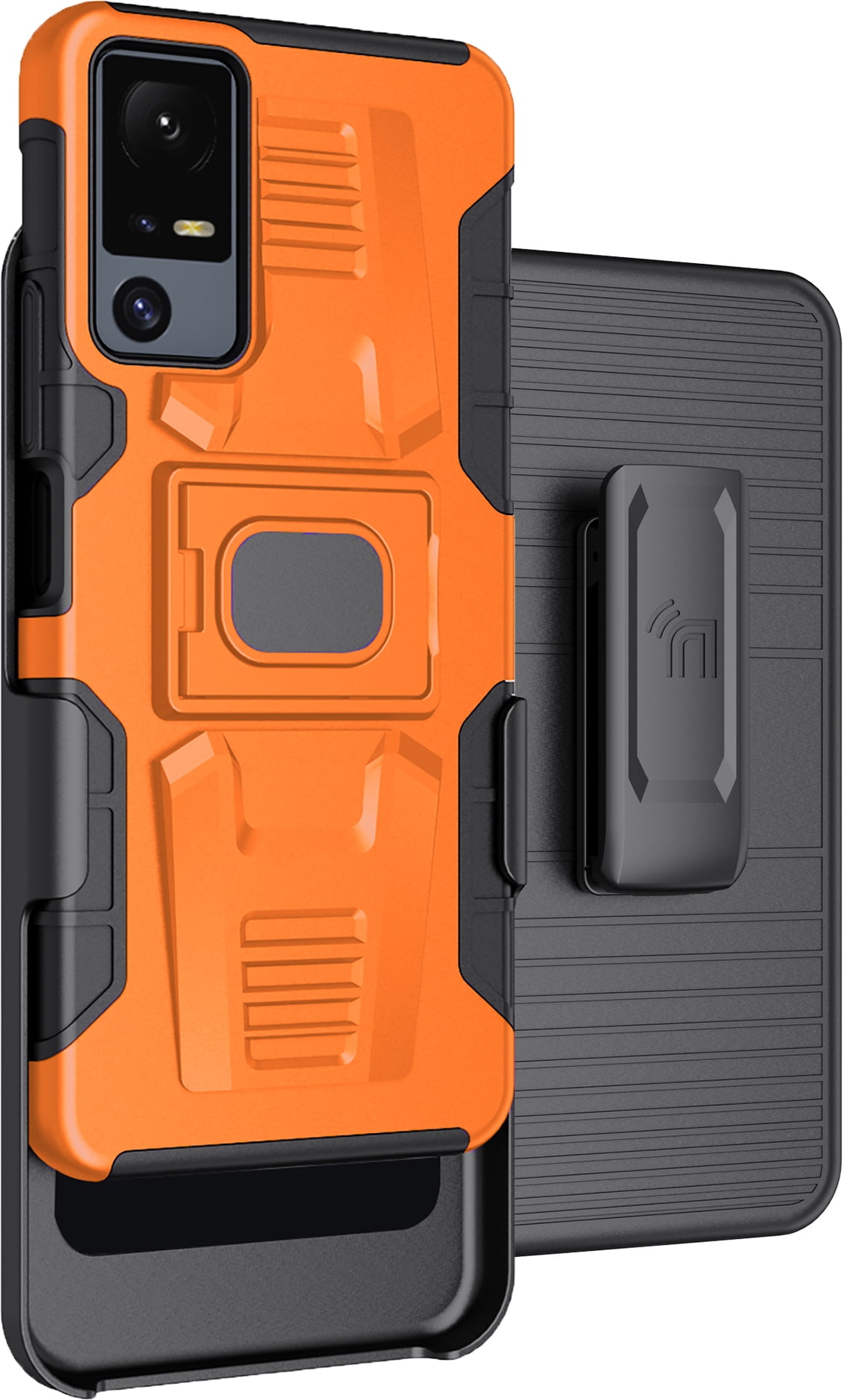 Case with Clip for Jitterbug Smart4 / TCL 40XL, Nakedcellphone Rugged ...