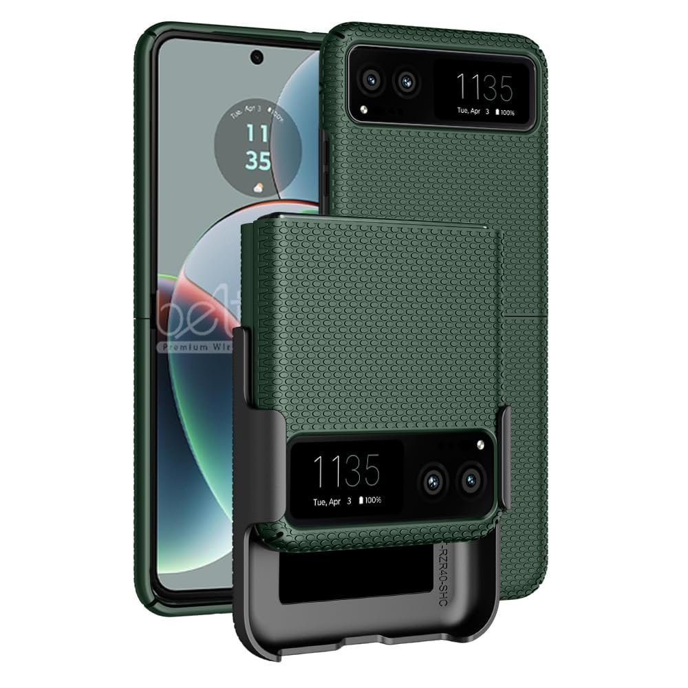 Case with Clip for Motorola RAZR 2023, BELTRON Snap-On Protective Cover ...