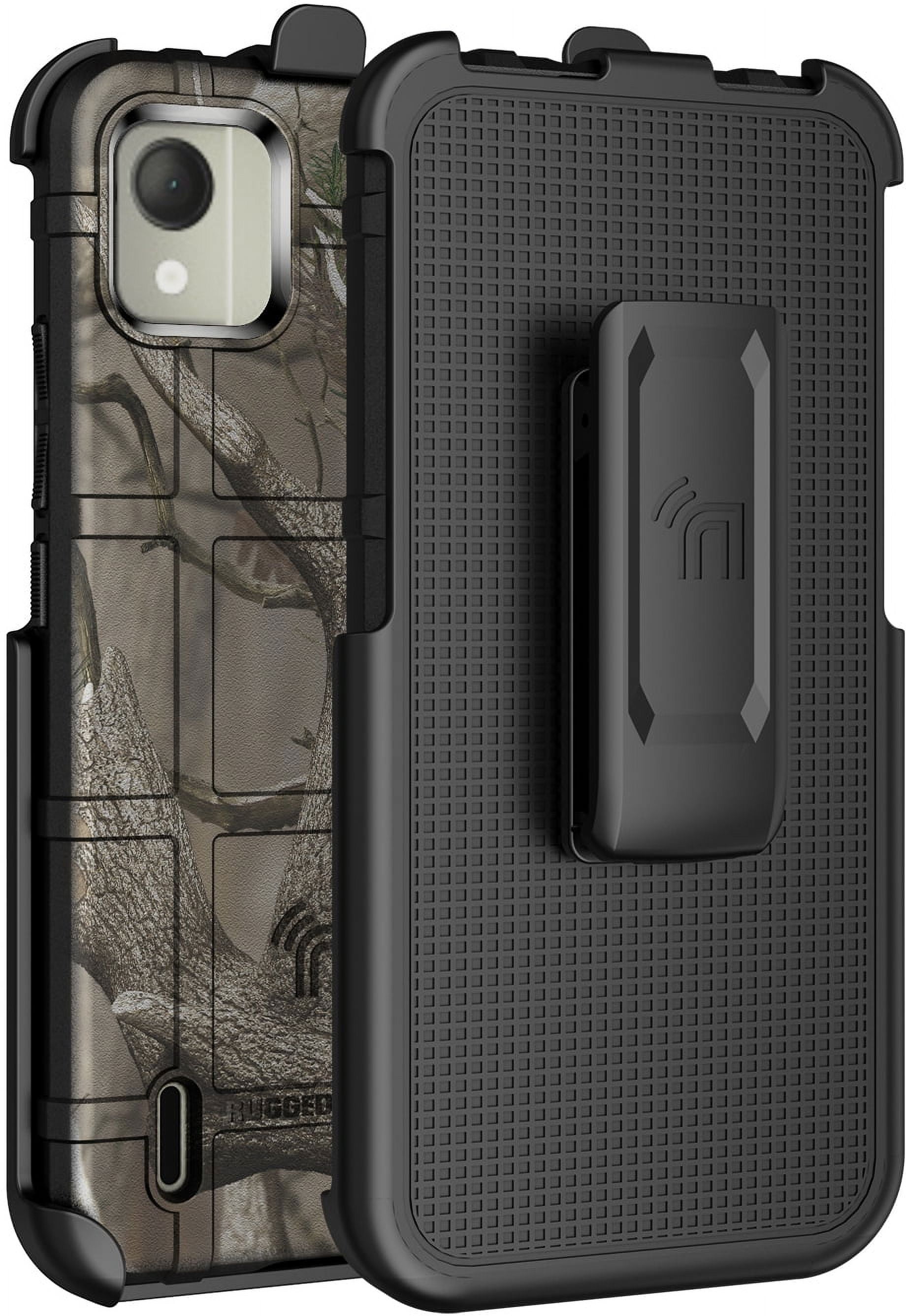 Case with Clip for Nokia C110 Phone, Nakedcellphone [Outdoor Camouflage ...