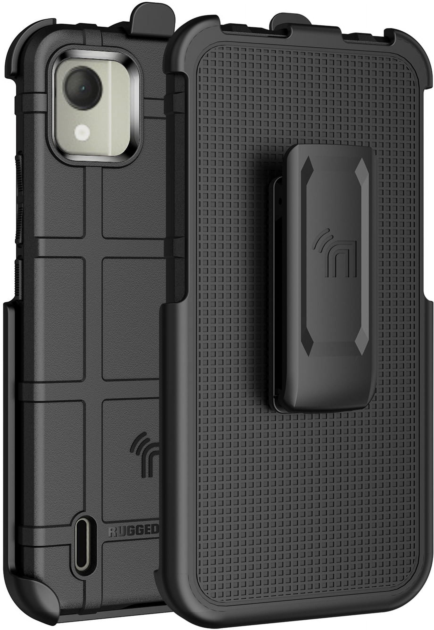 Case with Clip for Nokia C110 Phone, Nakedcellphone Rugged Shield ...