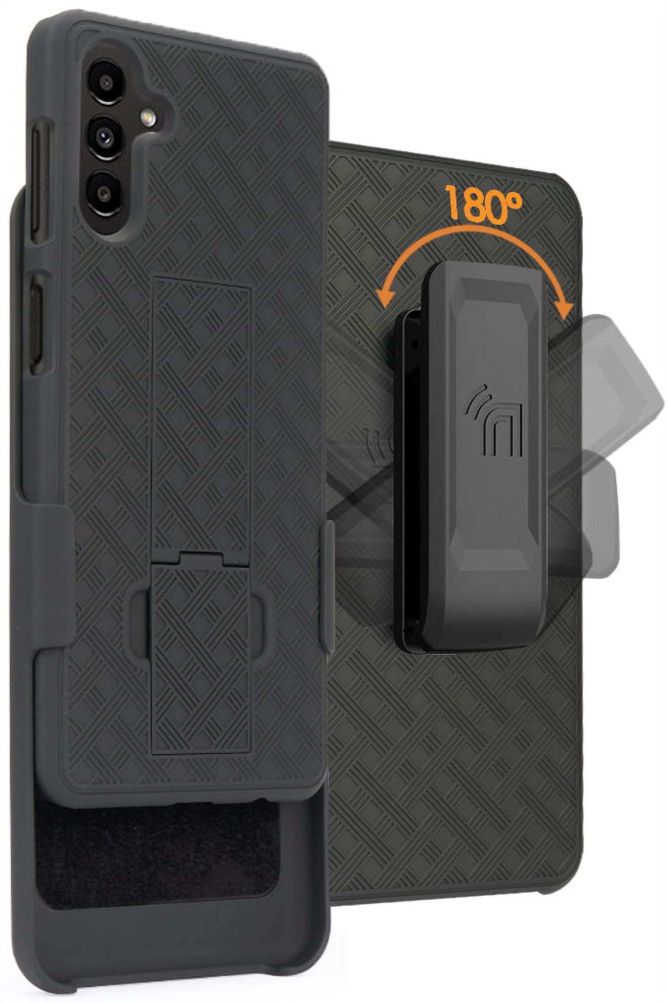 Case with Clip for Samsung Galaxy A13 5G, Nakedcellphone Slim Hard ...