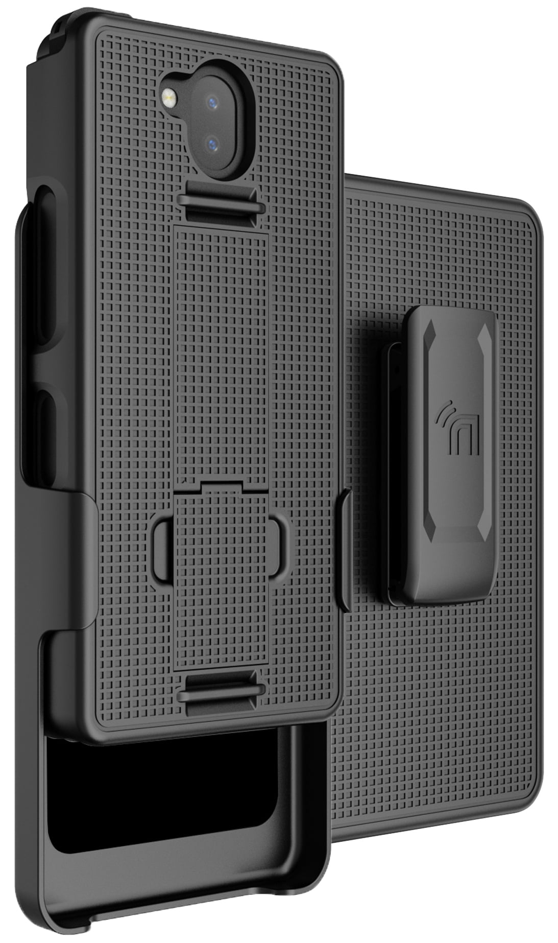 Case with Clip for Sonim XP10 5G, Nakedcellphone Slim Hard Shell Phone ...
