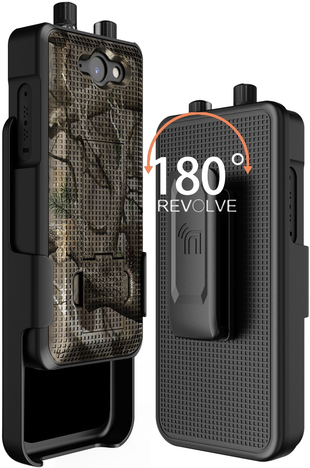 Case with Clip for Sonim XP5plus, Nakedcellphone Slim Hard Shell Phone ...