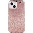Case Compatiable with iPhone 13 6.1 inch,Shiny Glitter Animal Leopard ...