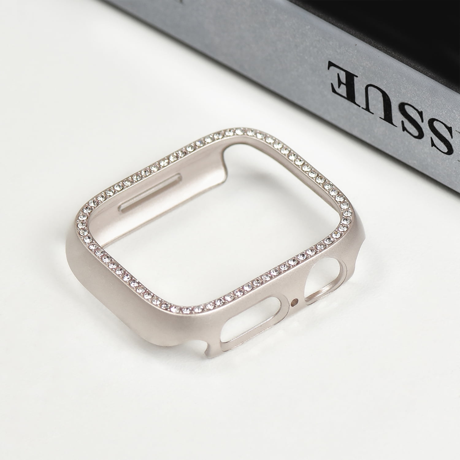 Case Compatible with Apple Watch Series 3/2/1 42mm, Single Row Crystal ...