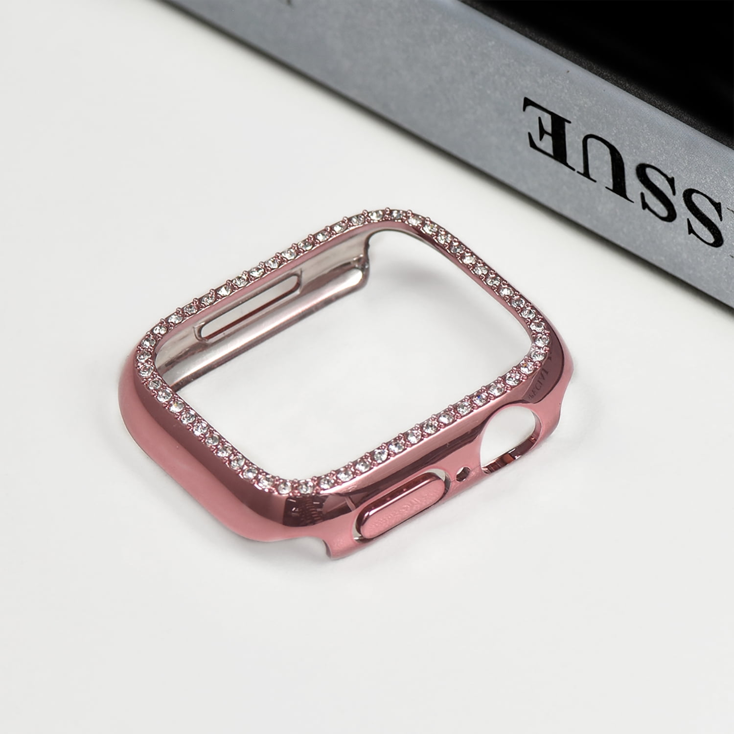 Case Compatible with Apple Watch Series 9/8/7 41mm, Single Row Crystal ...