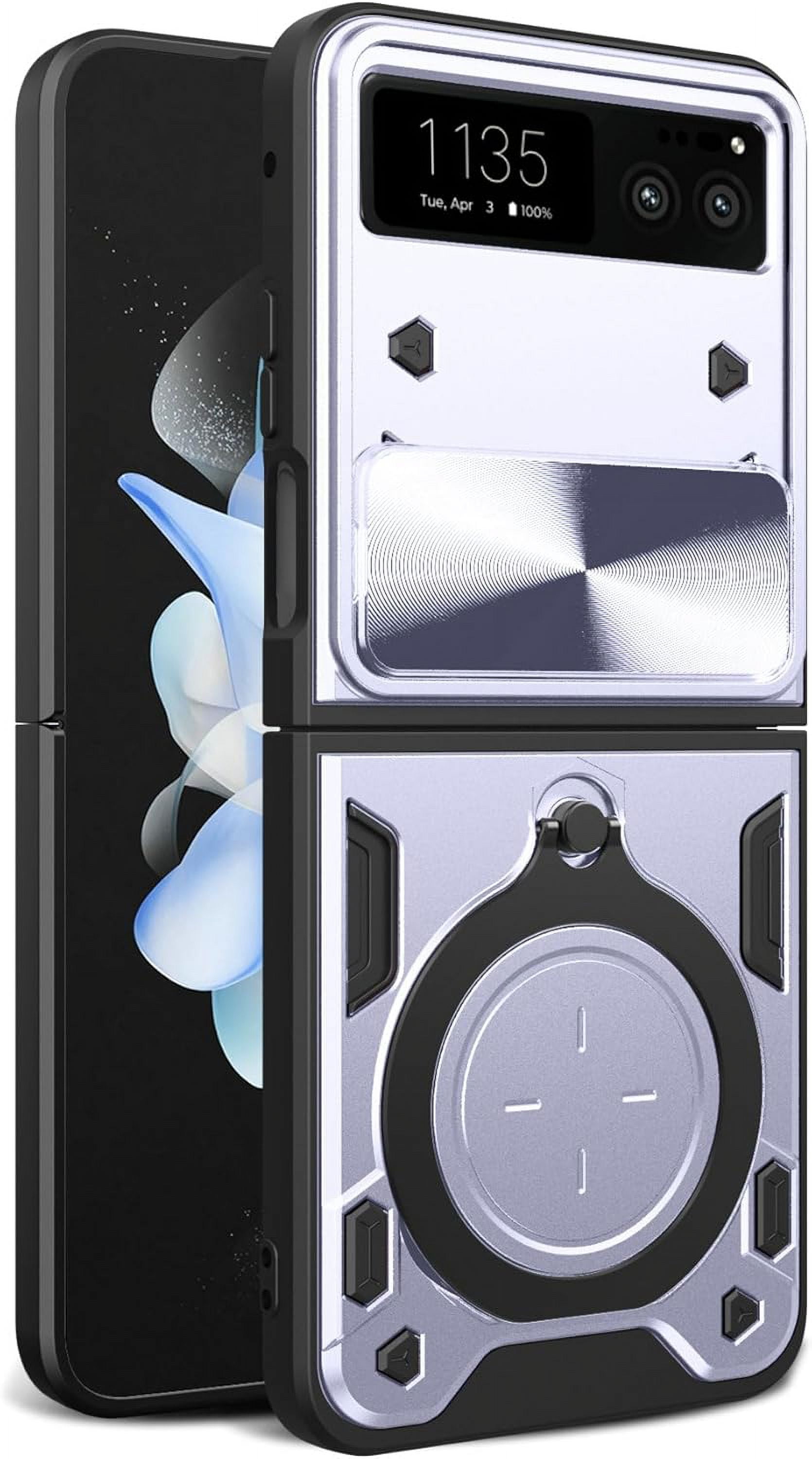 Case Compatible with Motorola Razr 2023,Bracket Shell with Slide Camera ...