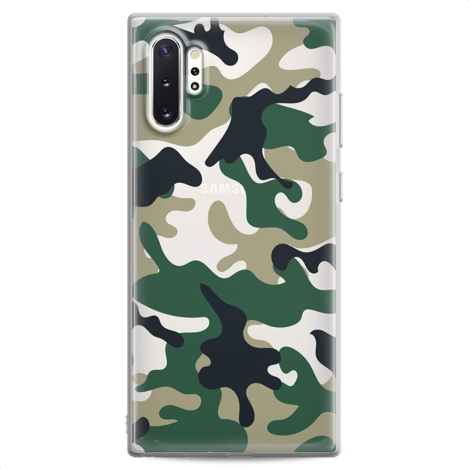 Case Compatible with S25 S24 S23 FE S22 Plus S21 Ultra S20+ S10e Note 20 S9 Green Camouflage ...