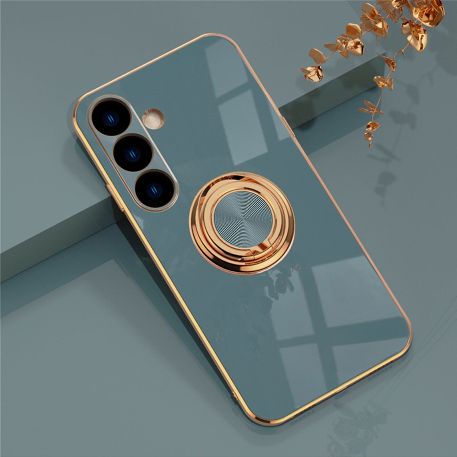Case Compatible with Samsung Galaxy A26 5G, with Ring Holder Plating ...