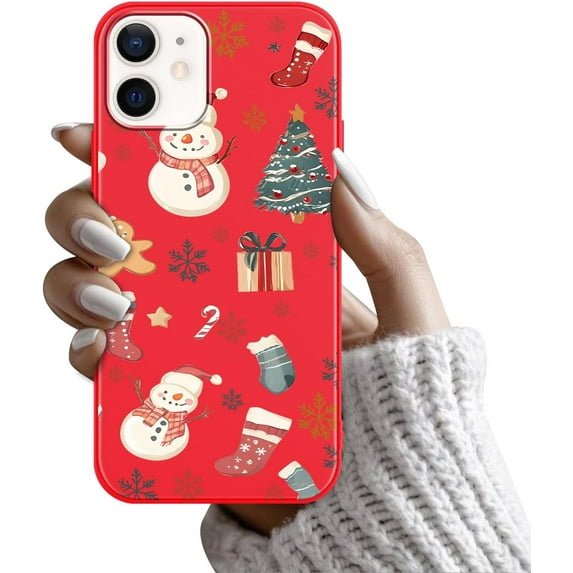 Case Compatible with for iPhone 12/iPhone 12 Pro 6.1'', Cute Christmas ...