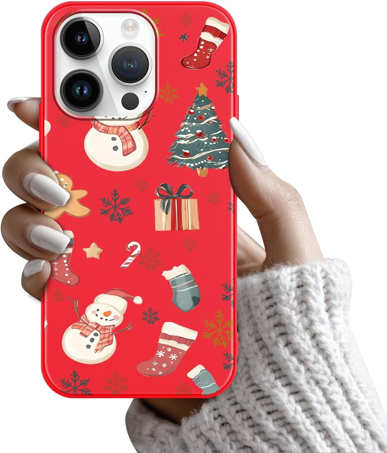 Case Compatible with for iPhone 14 Pro 6.1'', Cute Christmas Tree ...