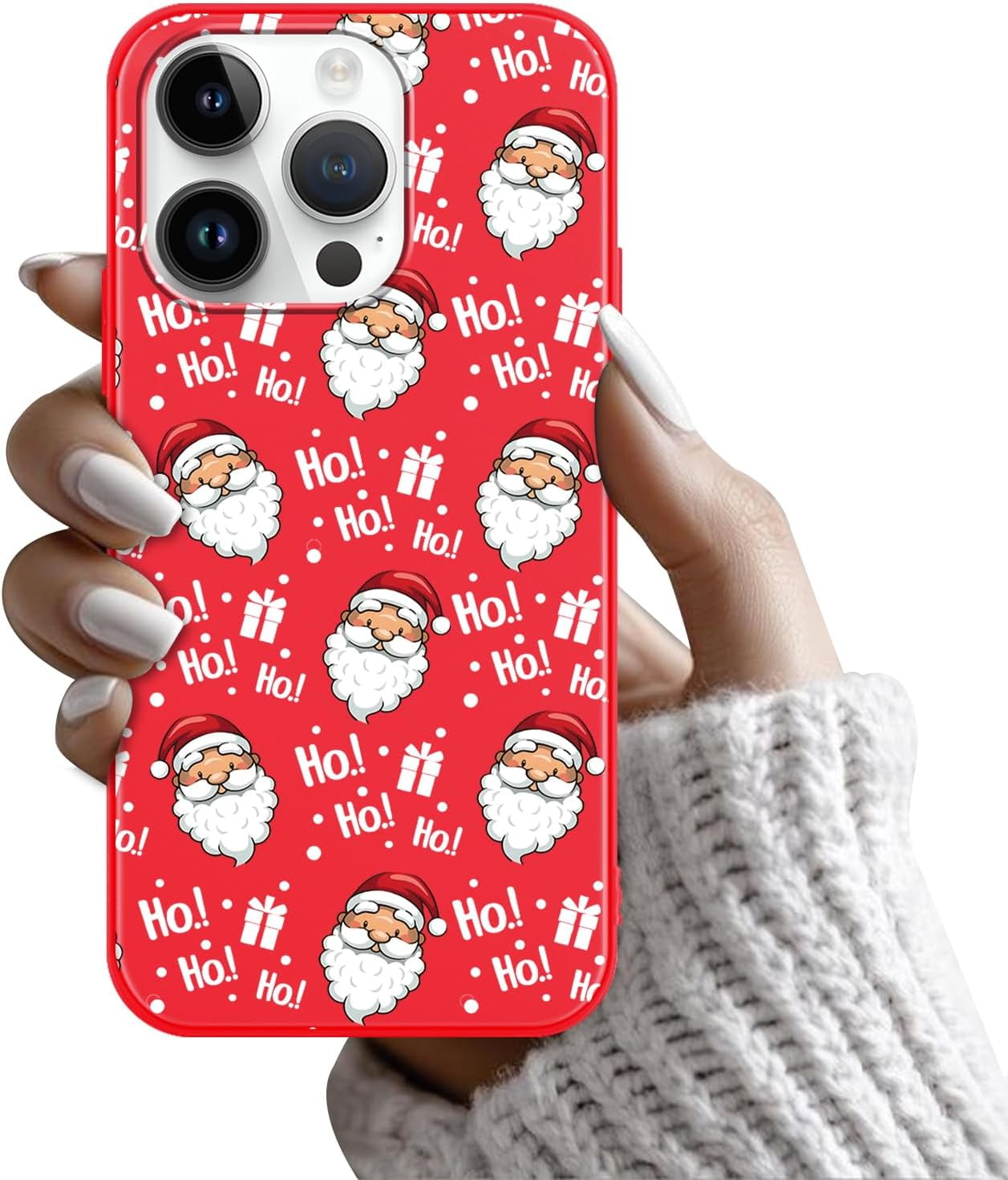 Case Compatible with for iPhone 14 Pro 6.1'', Cute Santa Claus ...