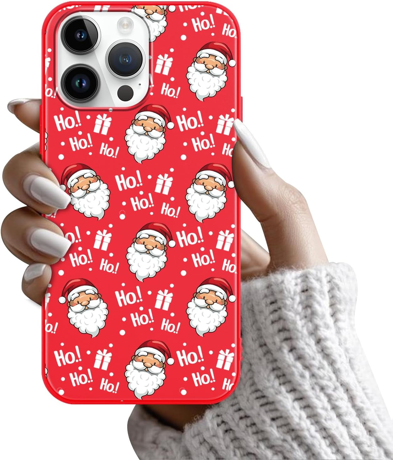 Case Compatible with for iPhone 14 Pro Max 6.7'', Cute Santa Claus ...