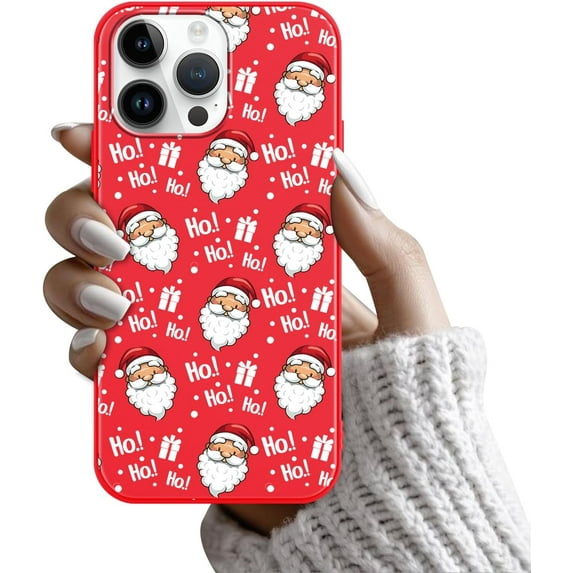 Case Compatible with for iPhone 14 Pro Max 6.7'', Cute Santa Claus ...