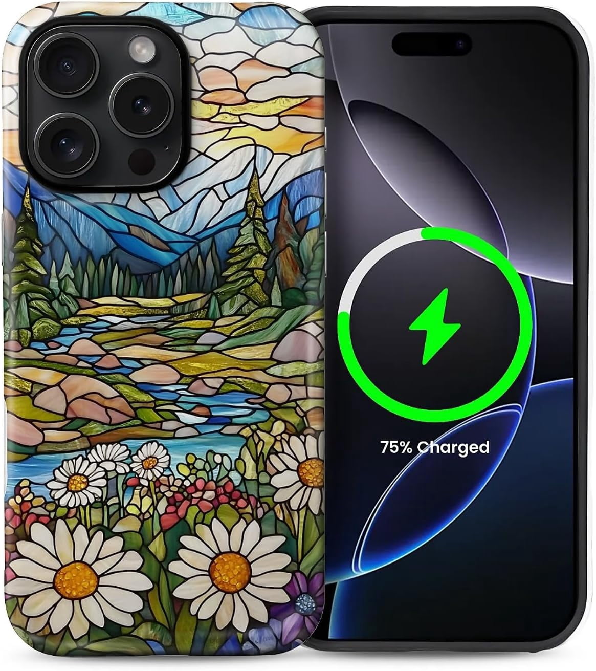 Case Compatible with iPhone 15 Pro Max [Compatible with MagSafe] Hybrid ...