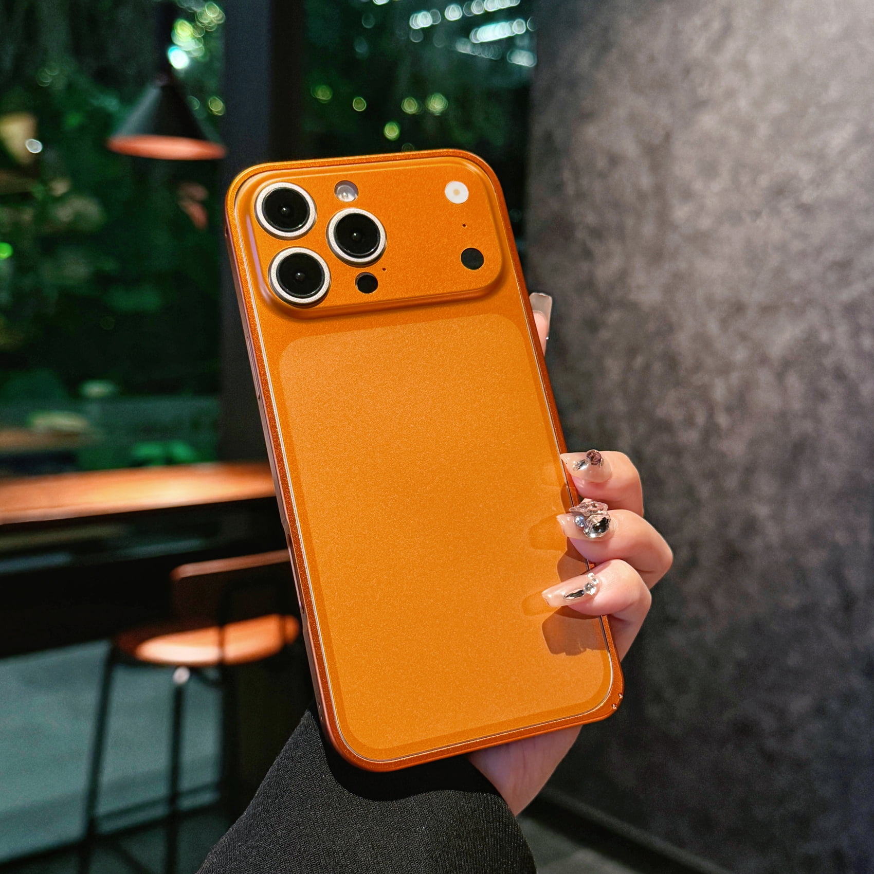 Case Compatible with iPhone 15 Pro Max, Metal Bumper Frame Case + PC ...