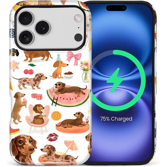 Case Compatible with iPhone 17 Pro [Compatible with MagSafe] Hybrid 2 ...