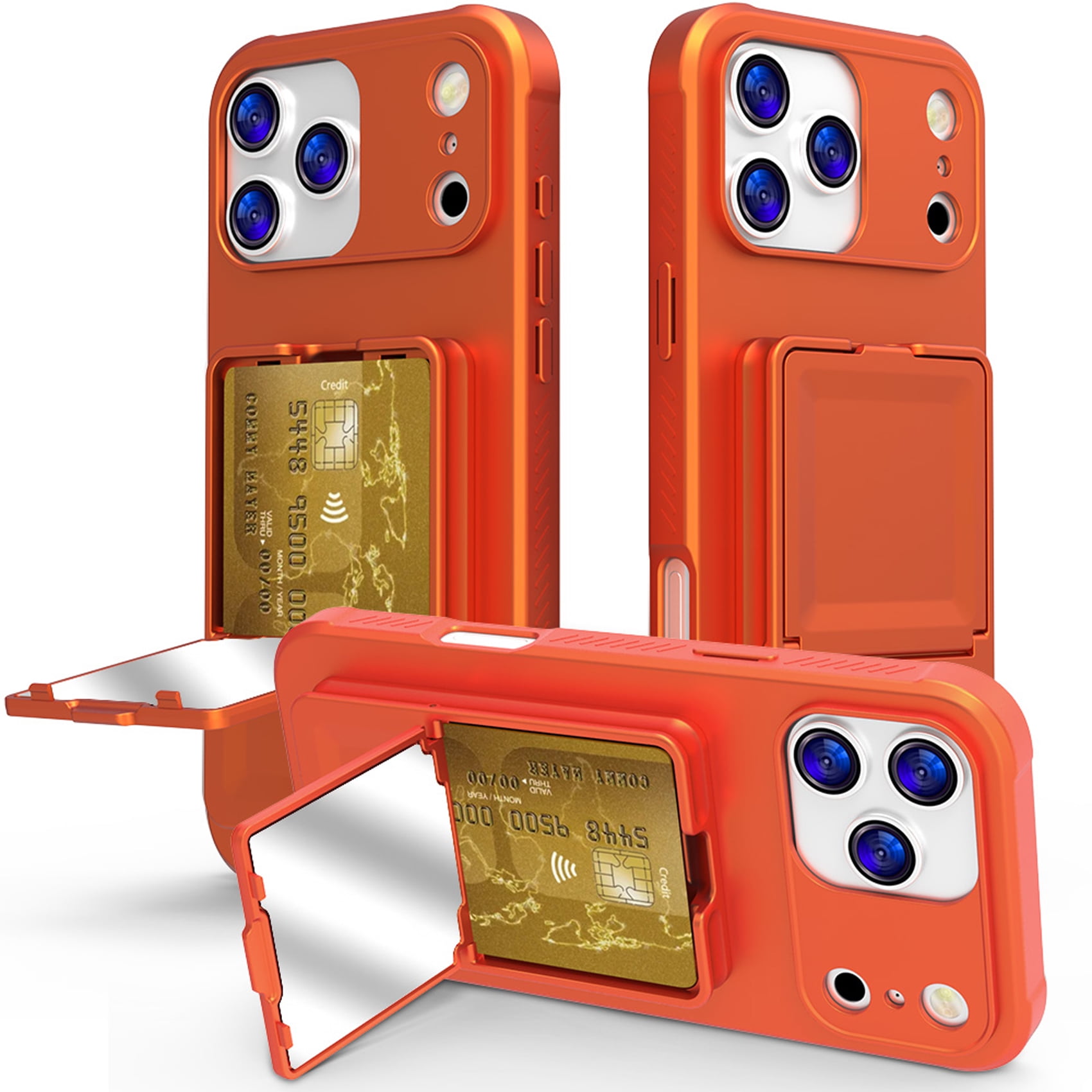 Case Compatible with iPhone 17 Pro, Wallet Case with Credit Card Holder ...