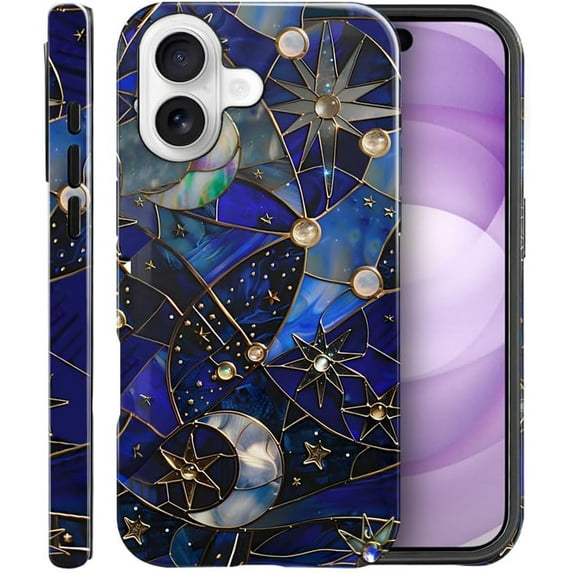 Case Compatible with iPhone 17,Scratch Resistant Hybrid 2-Layer Hard ...