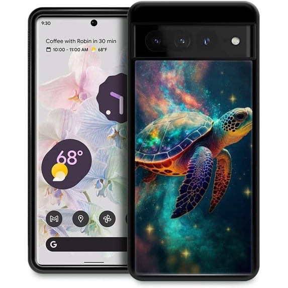 Case Compatible with Google Pixel 7A, Colored Sea Turtle Anti-Drop ...