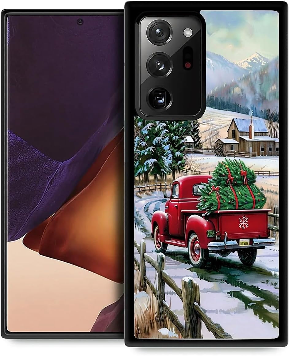 Case Compatible with Samsung Galaxy Note 20 Ultra, Christmas Tree Car ...