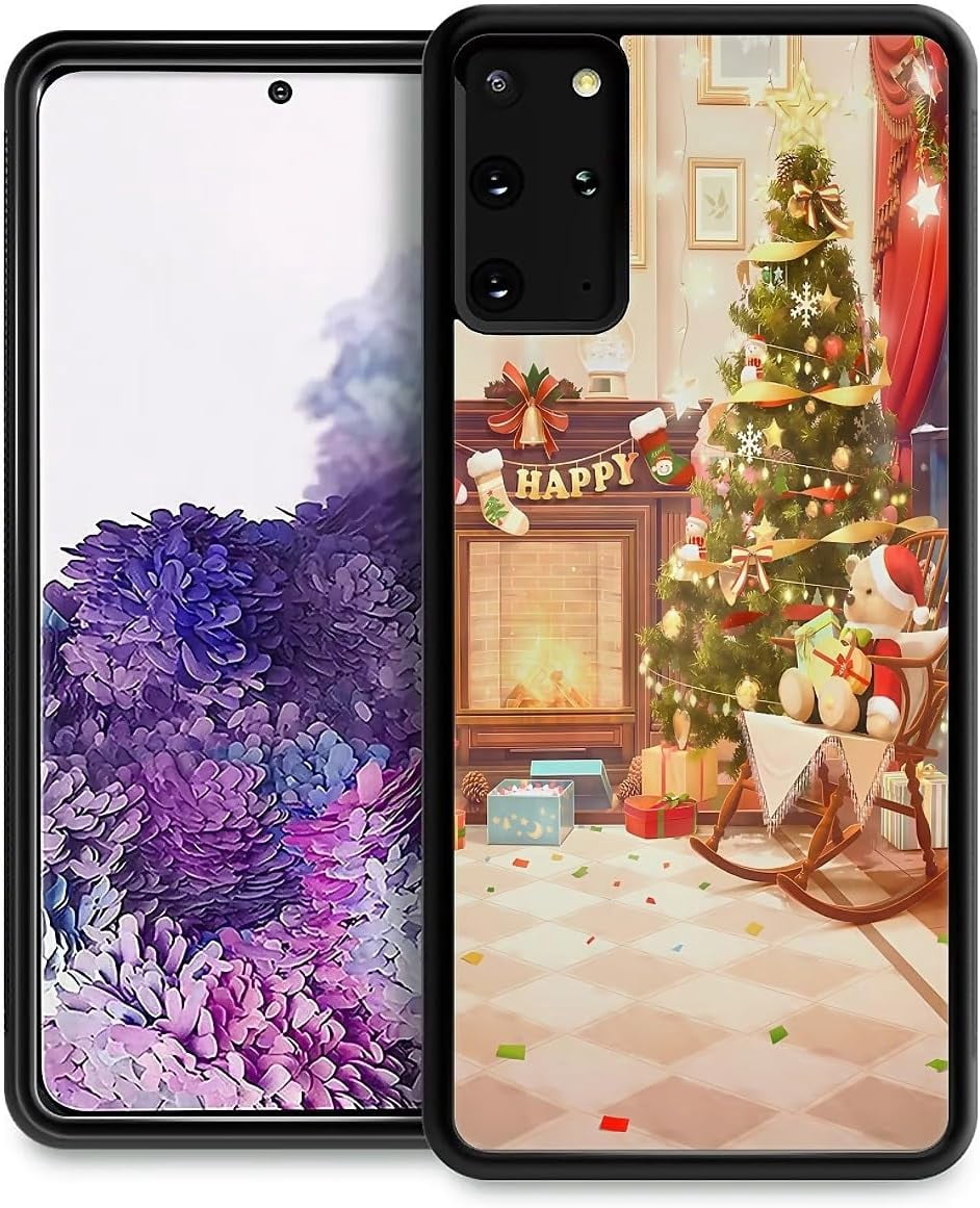 Case Compatible with Samsung Galaxy S20 Plus, Christmas Bear Anti-Drop ...