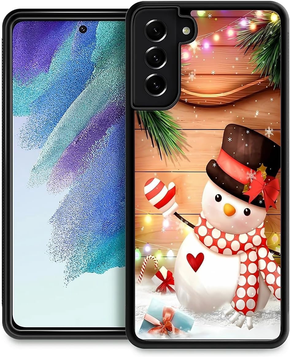 Case Compatible with Samsung Galaxy S22 Plus, Christmas Snowman Anti ...