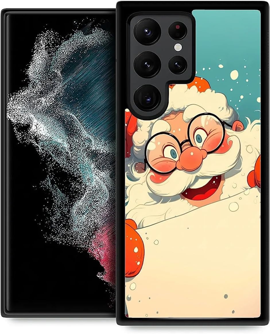 Case Compatible with Samsung Galaxy S22 Ultra, Christmas - Happy Santa ...