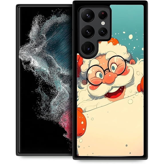 Case Compatible with Samsung Galaxy S22 Ultra, Christmas - Happy Santa ...