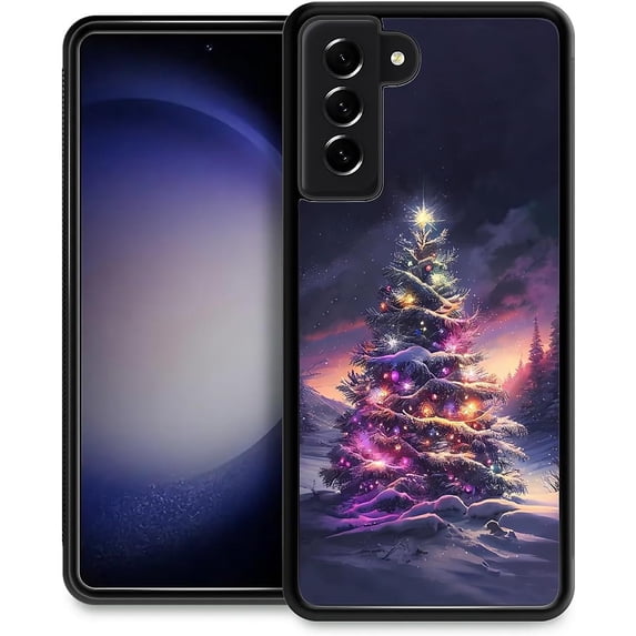 Case Compatible with Samsung Galaxy S23, Christmas Tree of The Night ...